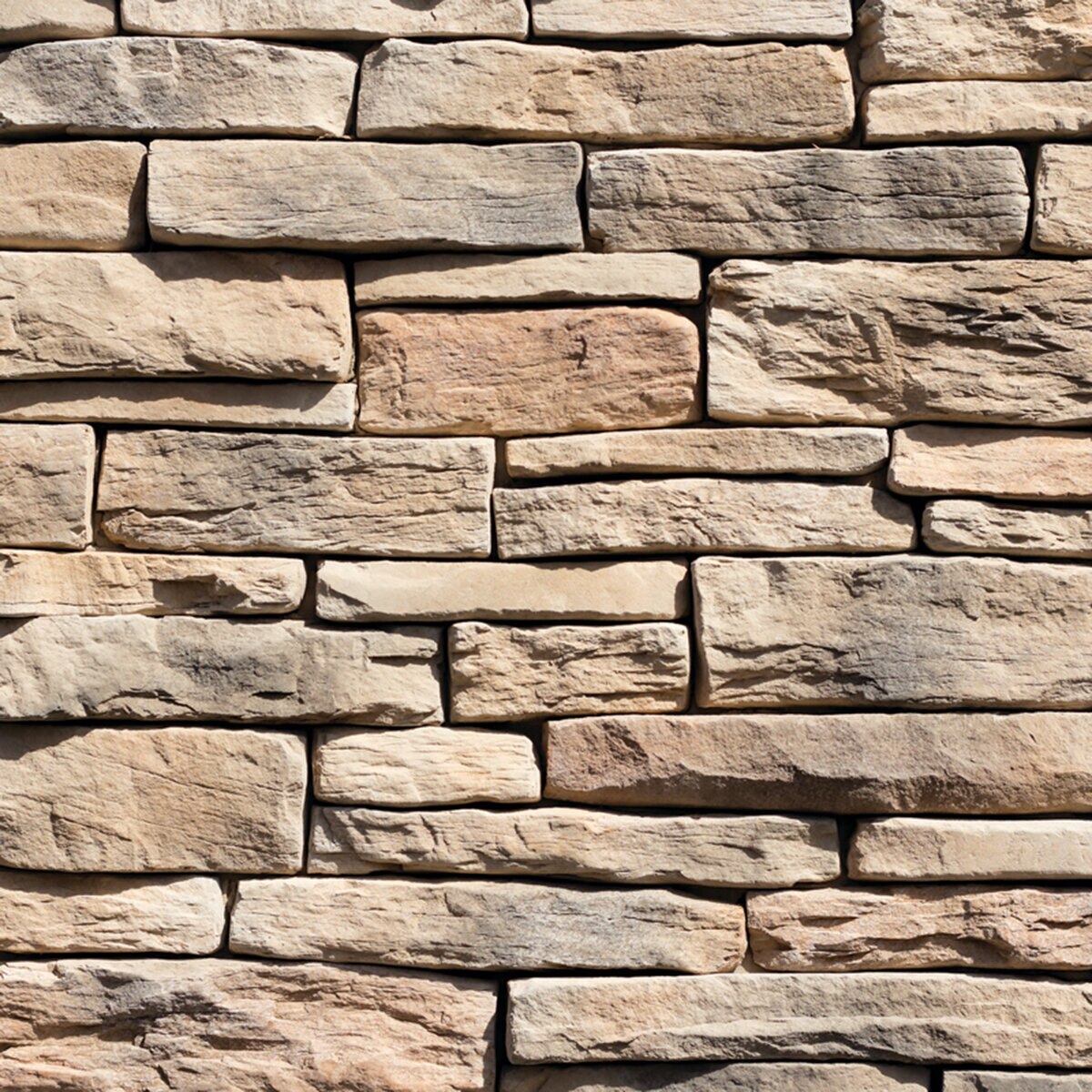 Dutch Quality Stone Stack Ledge Veneer Flats Fallbrook (13 sq. ft./box) | SiteOne